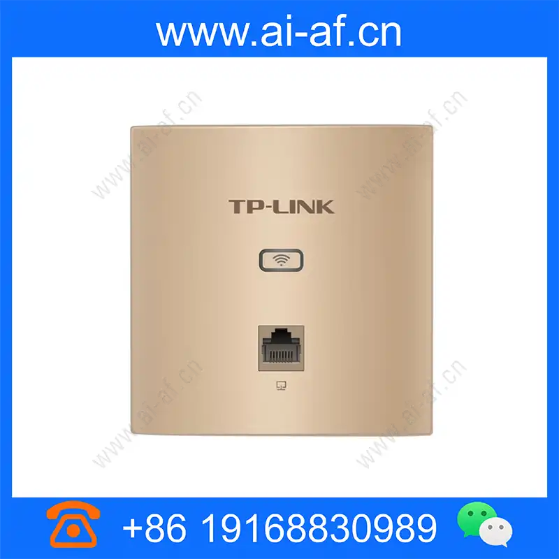 TP-LINK TL-AP302I-PoE薄款香槟金(方) 2.4GHz 300M无线面板式AP - AI-AF.cn|爱安防